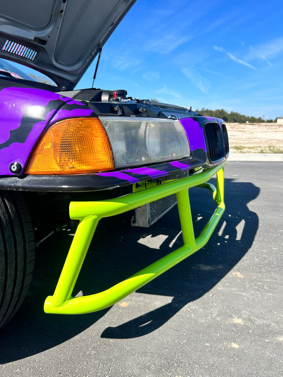 BMW E36 Dual Front Bash Bar – Limitless Auto Fab